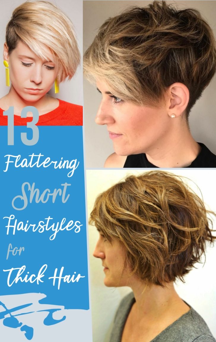 13 Flattering Short Hairstyles for Thick Hair